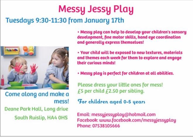 Messy Jessy Play — Latest listing times, information, parent reviews ...
