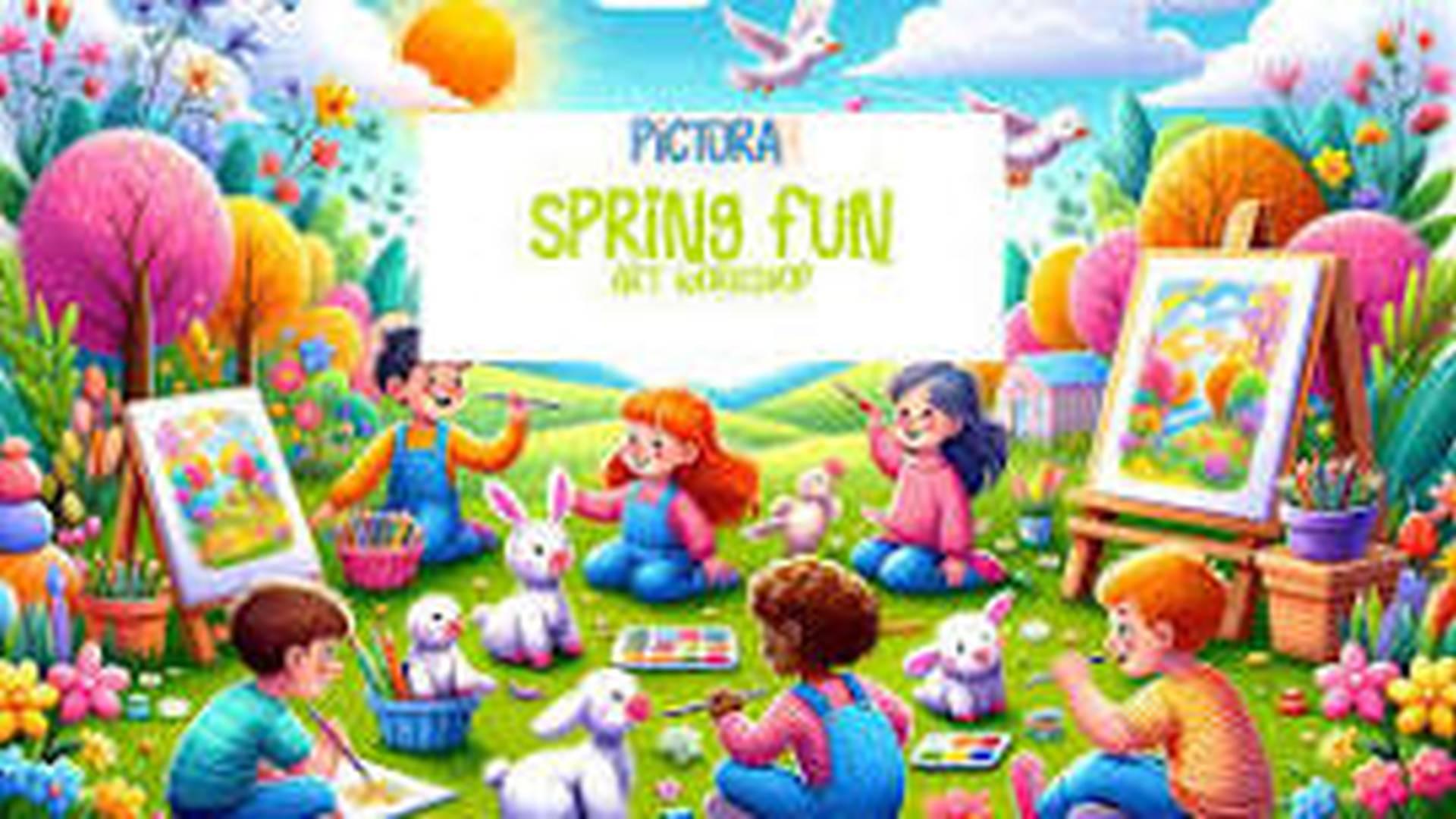 Springtime Art Easter workshop for Children 6-14yrs (1) | Hoop